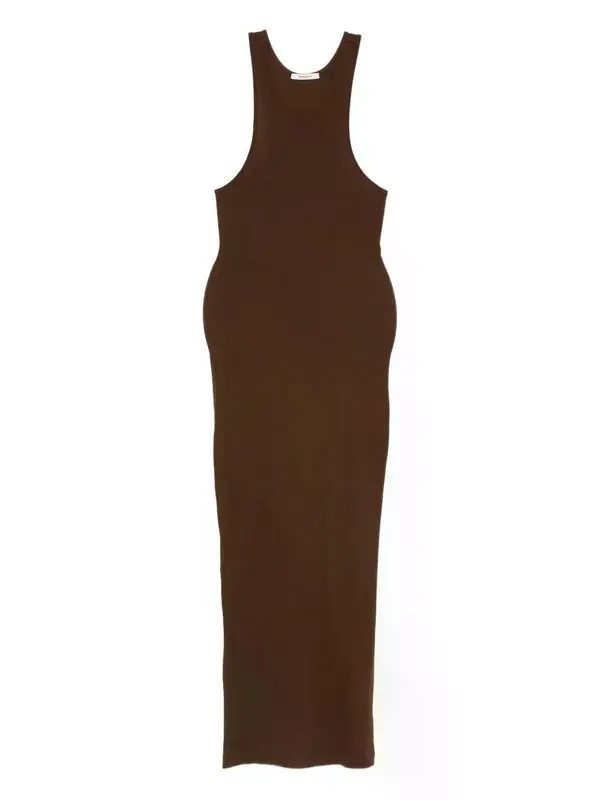 brown tank midi dress The Rosalie