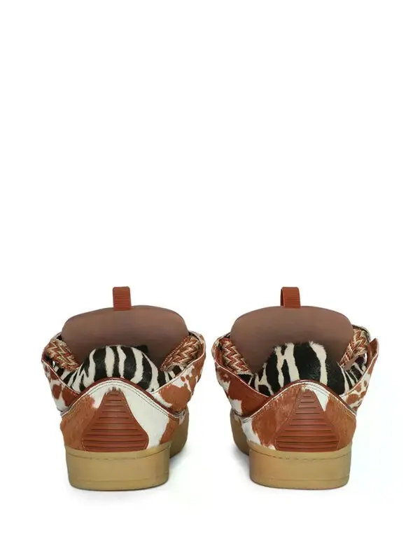 LANVIN Curb Low-top Sneakers - Brown