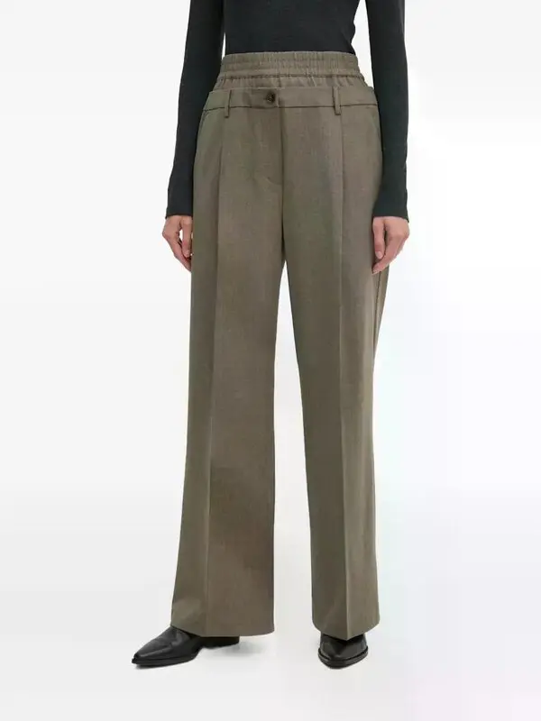 Sisley Double-waist Trousers