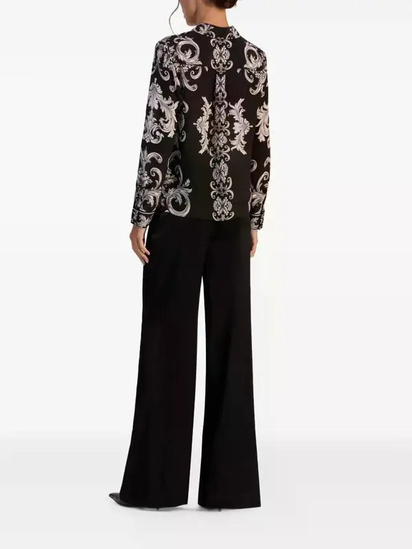 Alice + Olivia Willa Floral Print Top