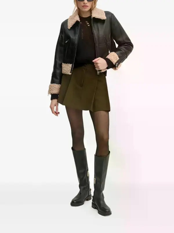 Sisley Faux-leather Jacket