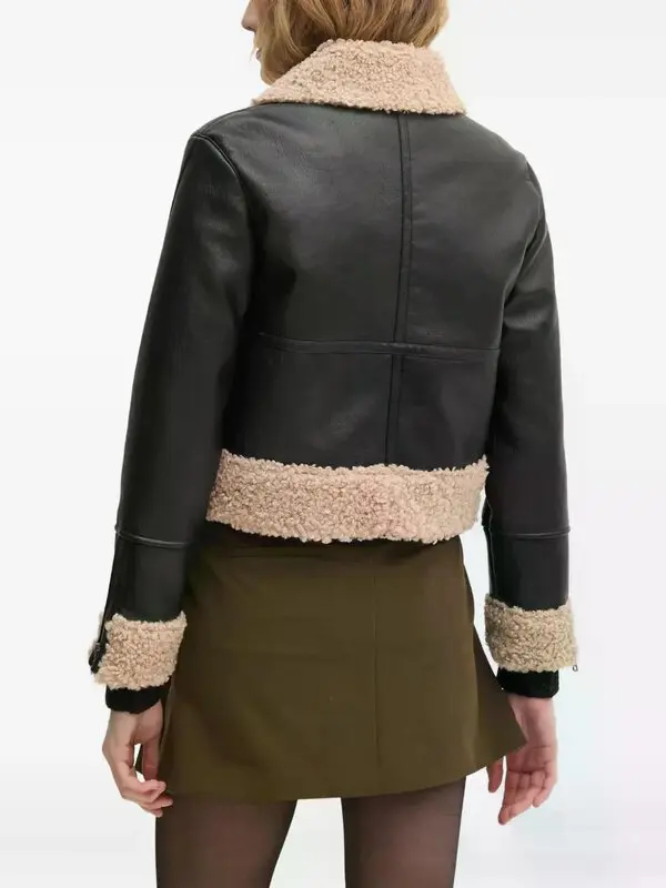 Sisley Faux-leather Jacket