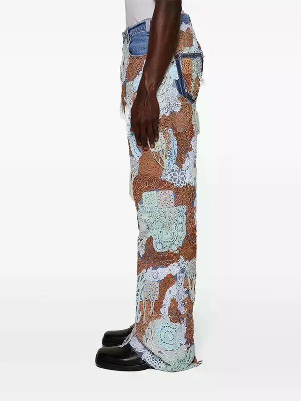 EARTHLING VIP Poetic Lust Flared Jeans - Brown