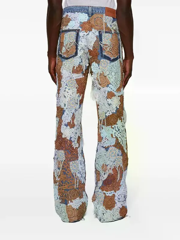 EARTHLING VIP Poetic Lust Flared Jeans - Brown