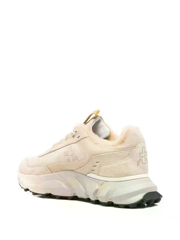 Premiata Fur-trim Sneakers