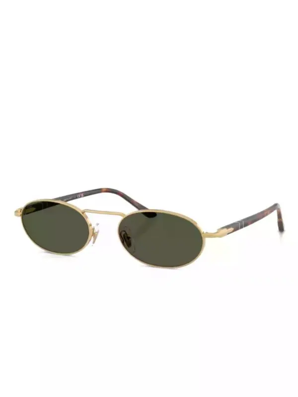 Persol Oval Frame Sunglasses - Gold