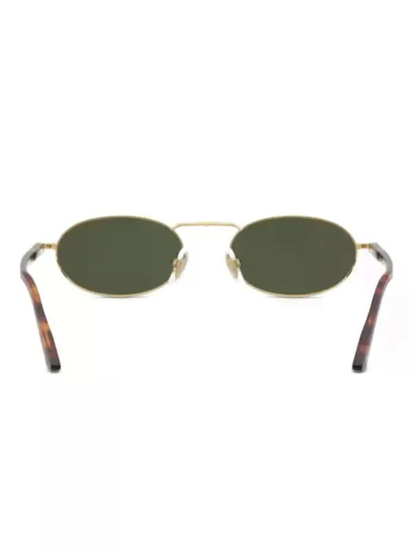 Persol Oval Frame Sunglasses - Gold