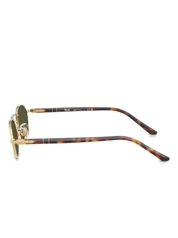 Persol Oval Frame Sunglasses - Gold