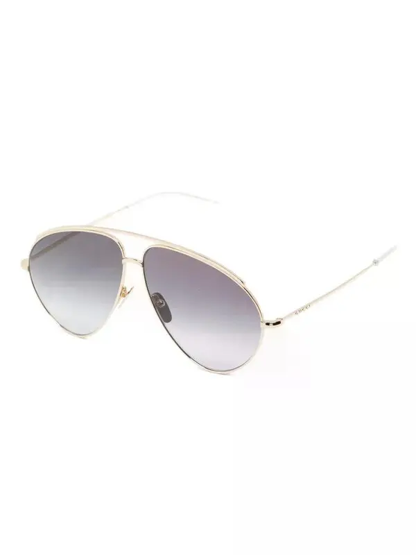 Gucci Pilot-frame Sunglasses - Gold