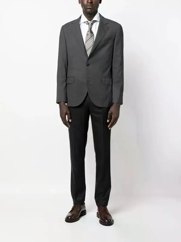 Brunello Cucinelli Fine-check Tailored Blazer