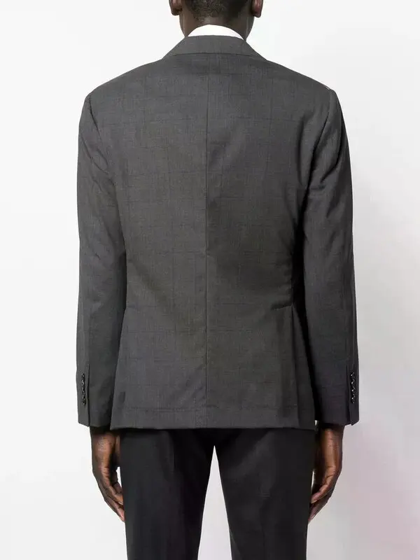 Brunello Cucinelli Fine-check Tailored Blazer