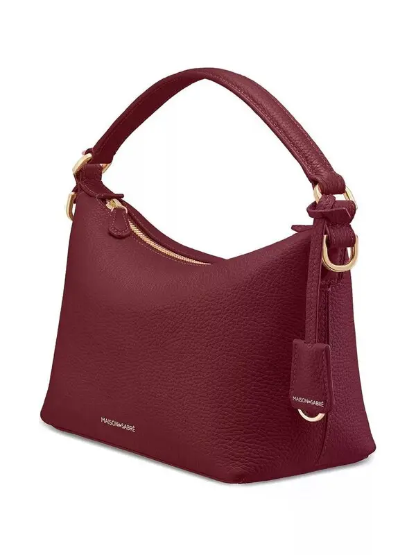 MAISON DE SABRE Small Leather Hobo - Red