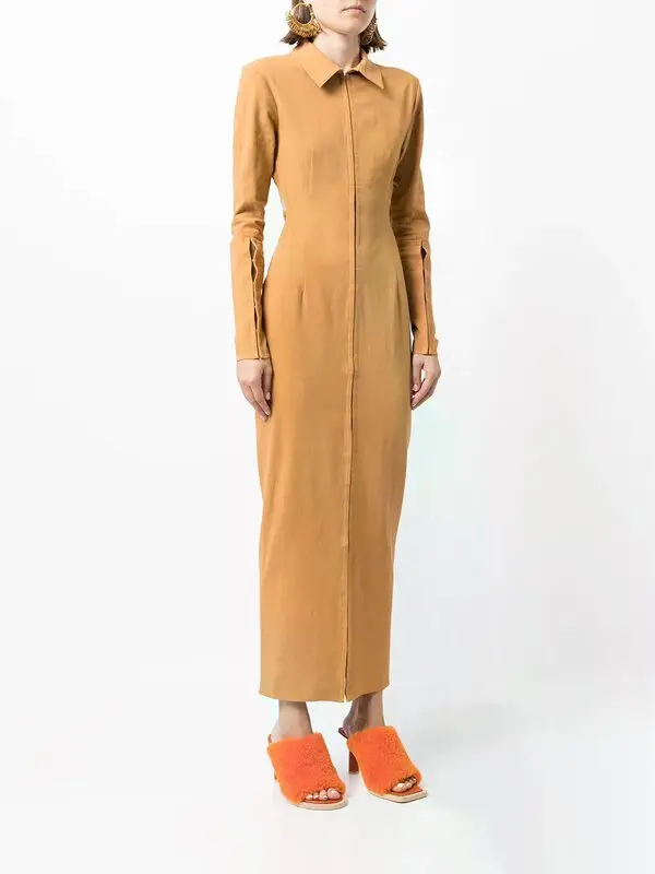 Jacquemus Obiou Straight Fitted Dress