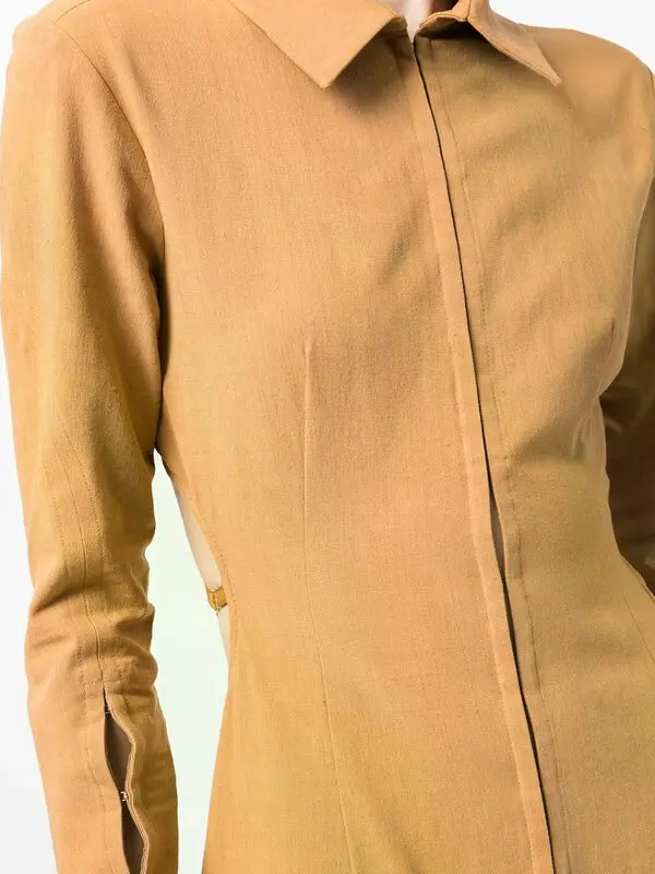 Jacquemus Obiou Straight Fitted Dress