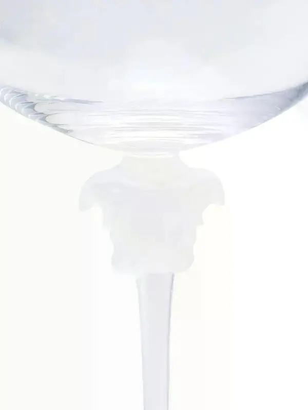 Versace Medusa-stem Crystal Wine Glass