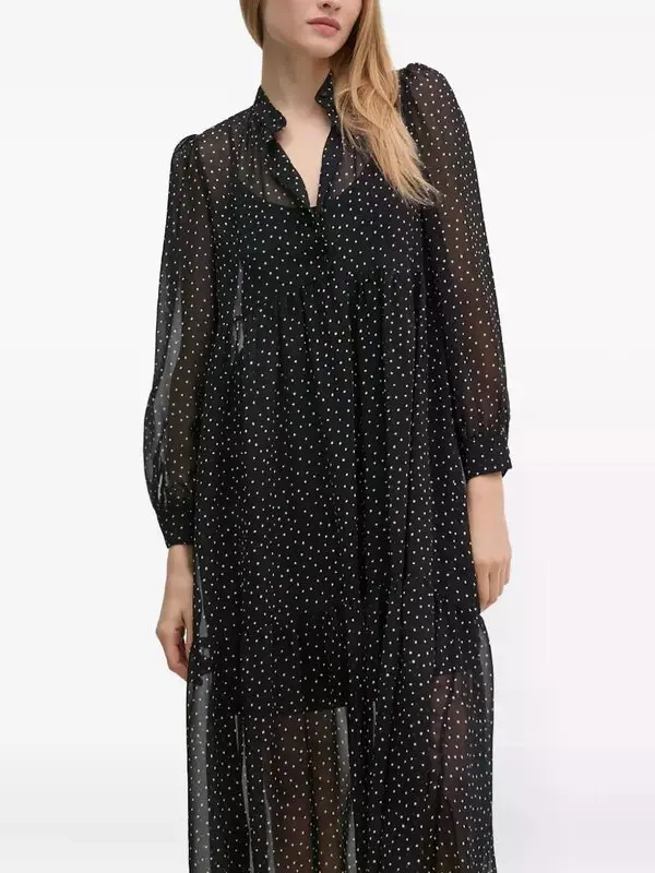 Sisley Polka-dot Midi Dress