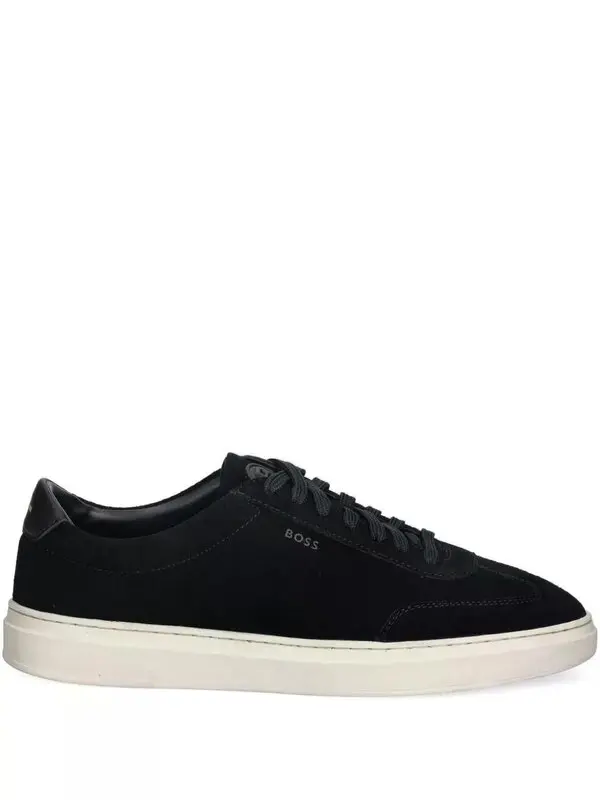 BOSS Panelled Suede Sneakers