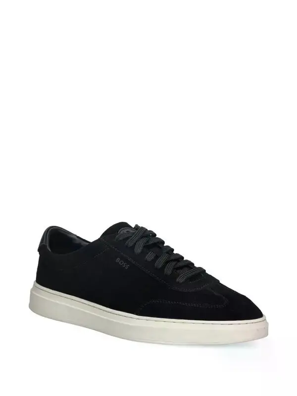 BOSS Panelled Suede Sneakers