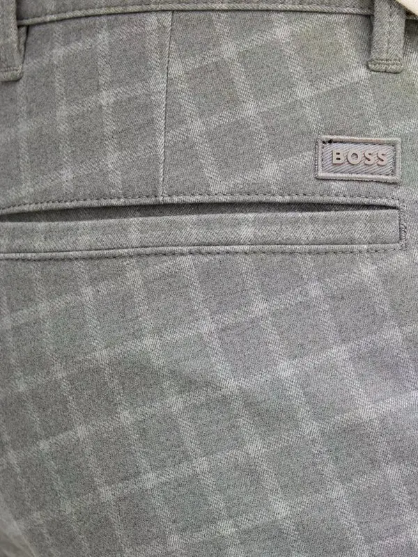 BOSS Checked-pattern Trousers
