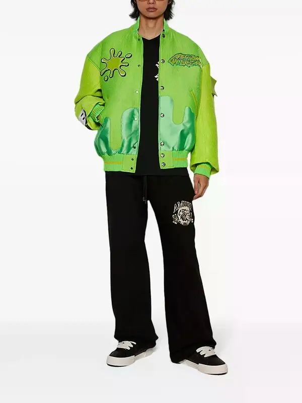 MEMBERS OF THE RAGE Oversized Varsity Jacket