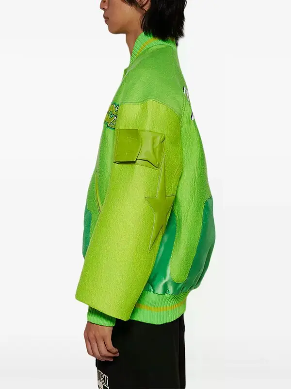 MEMBERS OF THE RAGE Oversized Varsity Jacket