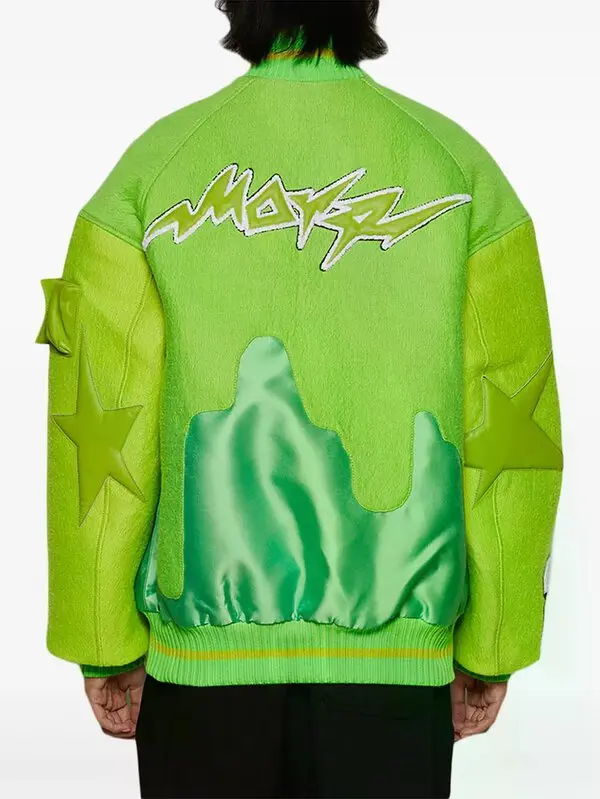 MEMBERS OF THE RAGE Oversized Varsity Jacket