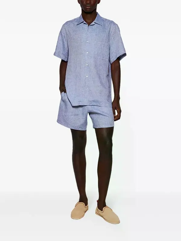 Loro Piana Bay Solaire Bermuda Shorts - Blue