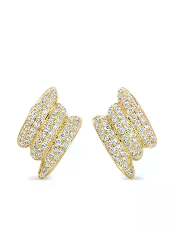 ANITA KO 18k Yellow Diamond Claire Earrings - Gold