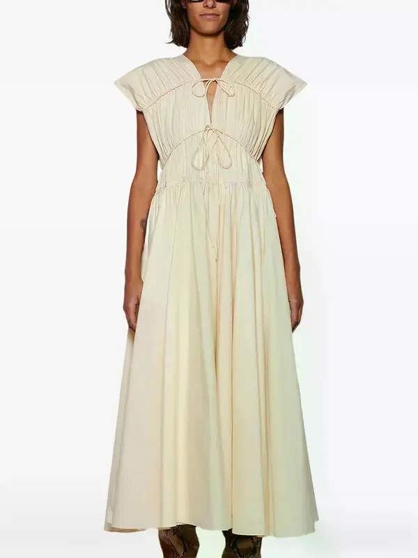 Tove Ruched-detailed Midi Dress