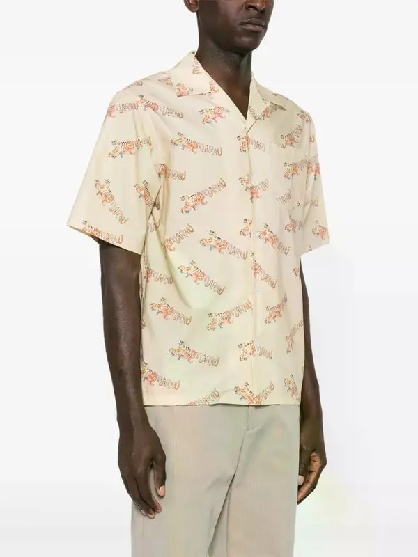 Marni Tiger-print Poplin Shirt