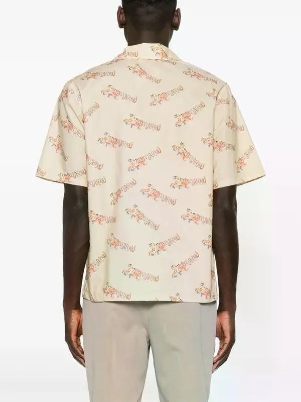 Marni Tiger-print Poplin Shirt