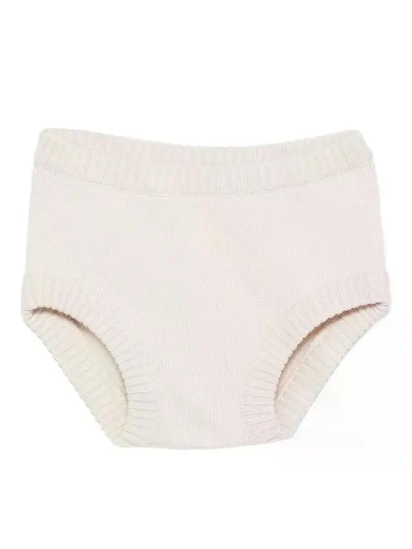 ROWEN ROSE Knitted Shorts - White