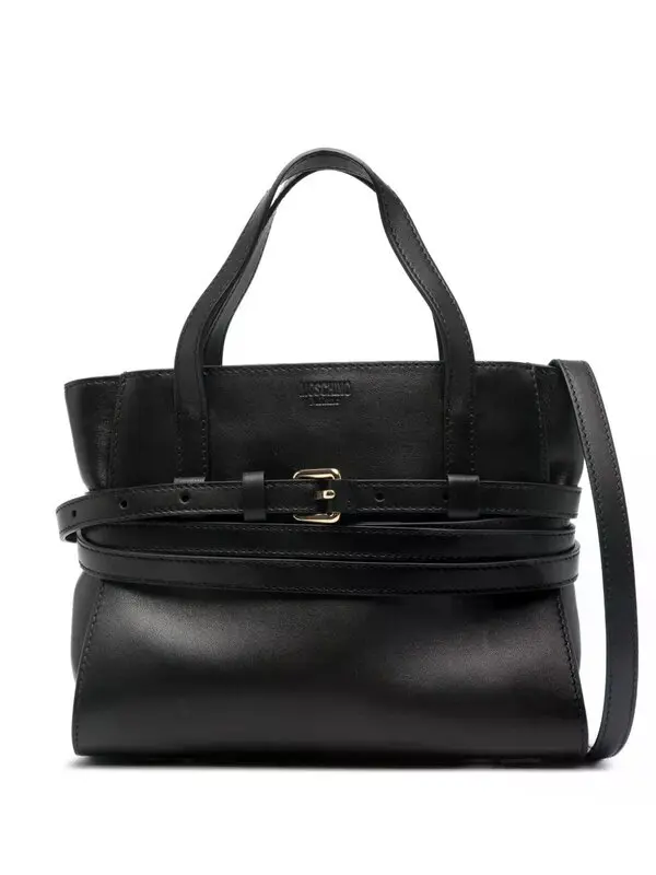 Moschino Small Buckle-belt Tote Bag