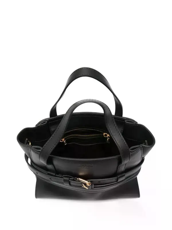 Moschino Small Buckle-belt Tote Bag