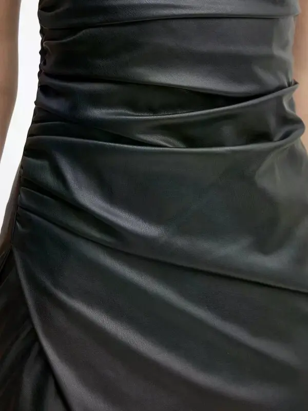 Sisley Draped Strapless Mini Dress