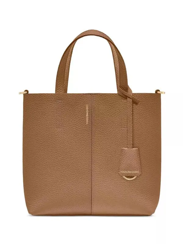 MAISON DE SABRE Small Leather Tote - Brown