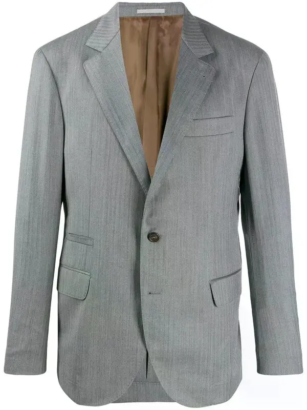 Brunello Cucinelli Herringbone Blazer