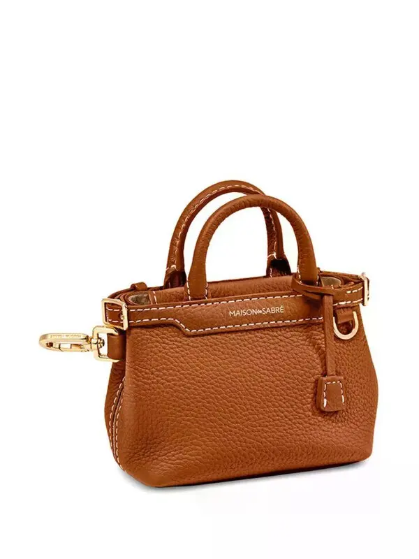 MAISON DE SABRE Sabrémoji Leather Palais Bag Charm