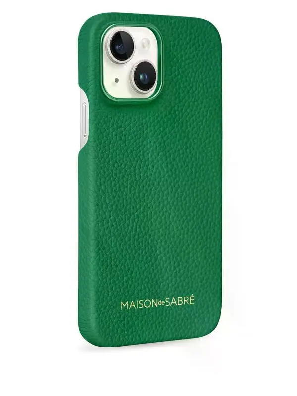 MAISON DE SABRE Leather Phone Case - Green