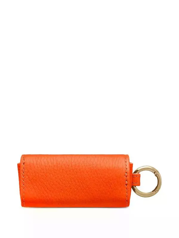 MAISON DE SABRE Leather Lipstick Charm - Orange