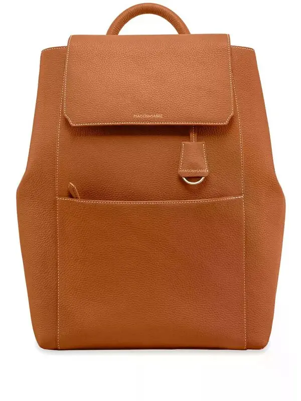 MAISON DE SABRE Large Leather Backpack - Brown