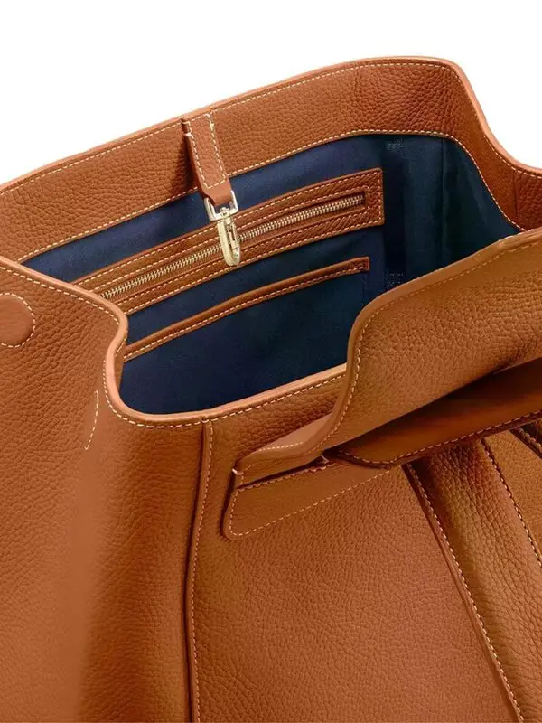 MAISON DE SABRE Large Leather Backpack - Brown