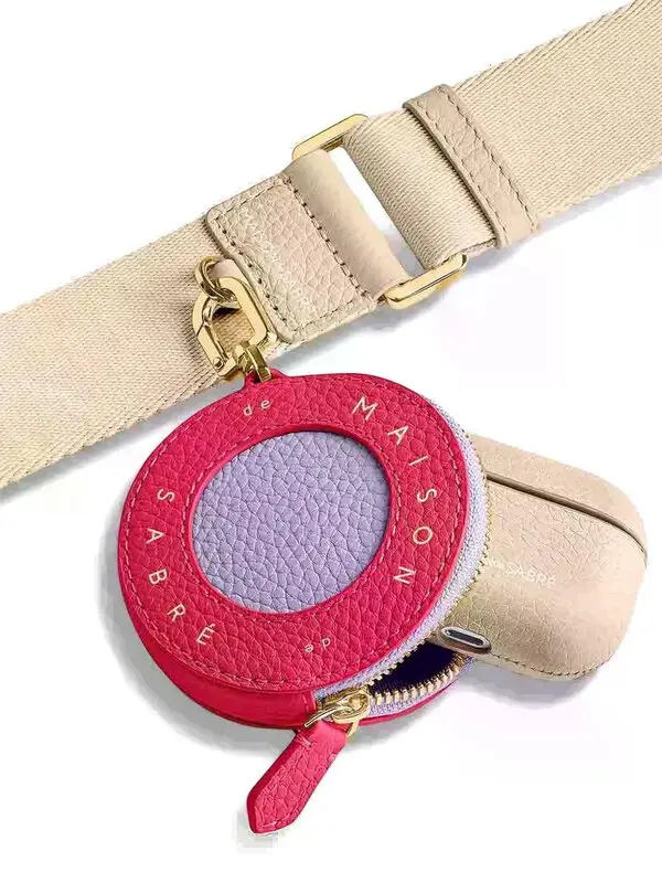 MAISON DE SABRE Leather Coin Purse - Pink