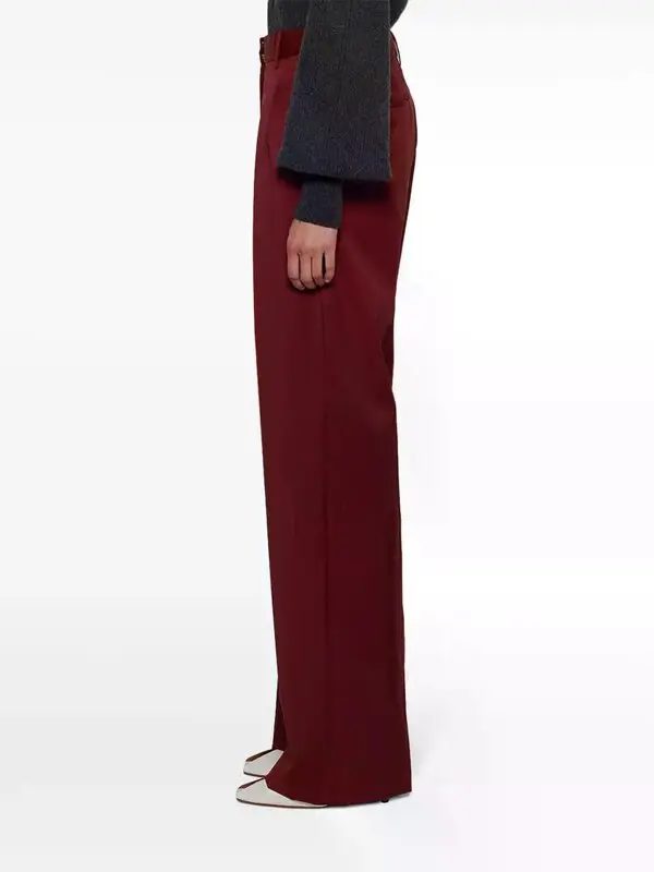 Loulou De Saison High-waisted Silk Trousers