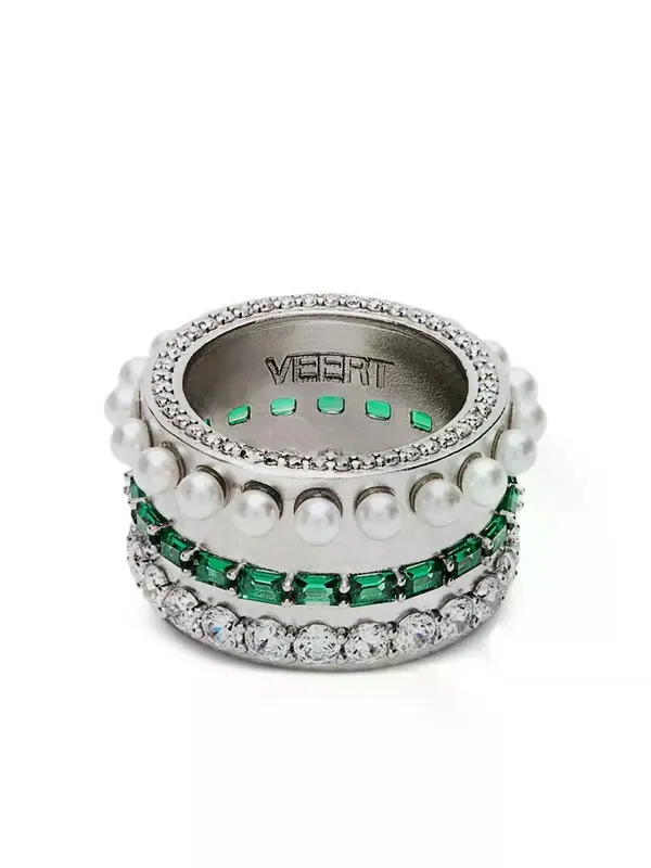VEERT The Thick Layered Ring - White