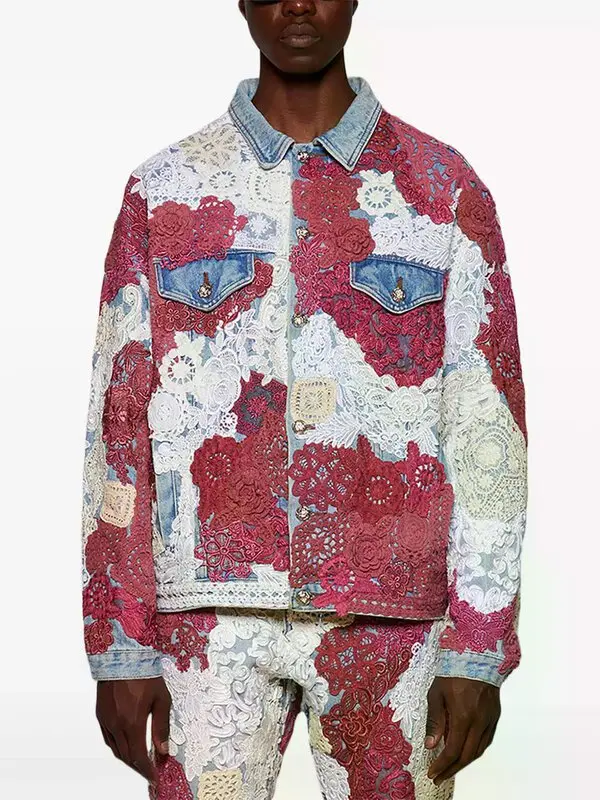 EARTHLING VIP Poetic Lust Denim Jacket - White