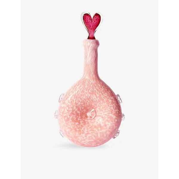 LAETITIA ROUGET Amour Glass Carafe - Pink