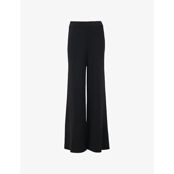LEEM Wide-leg Knitted Trousers