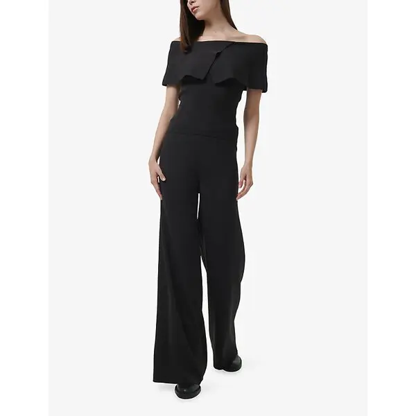LEEM Wide-leg Knitted Trousers