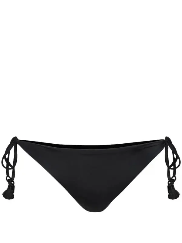 Johanna Ortiz Sheshea Tassel Bikini Bottom - Black